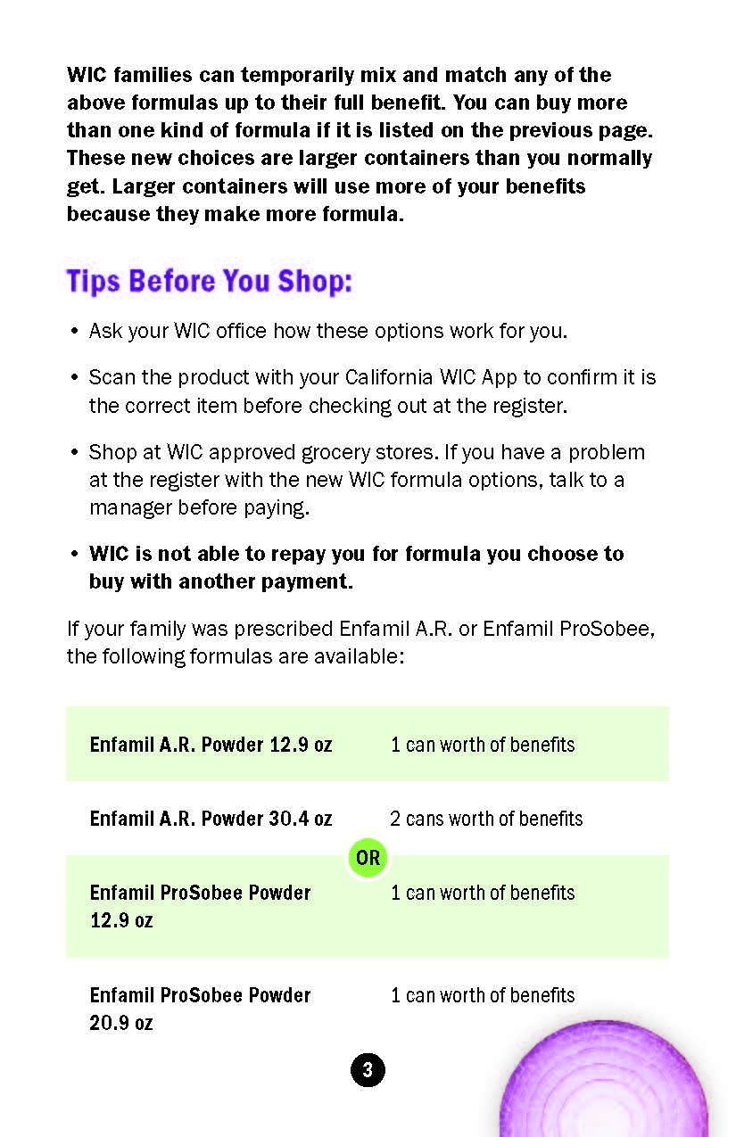 TemporaryPowderedInfantFormulaOptions – SDSU Research Foundation WIC Program